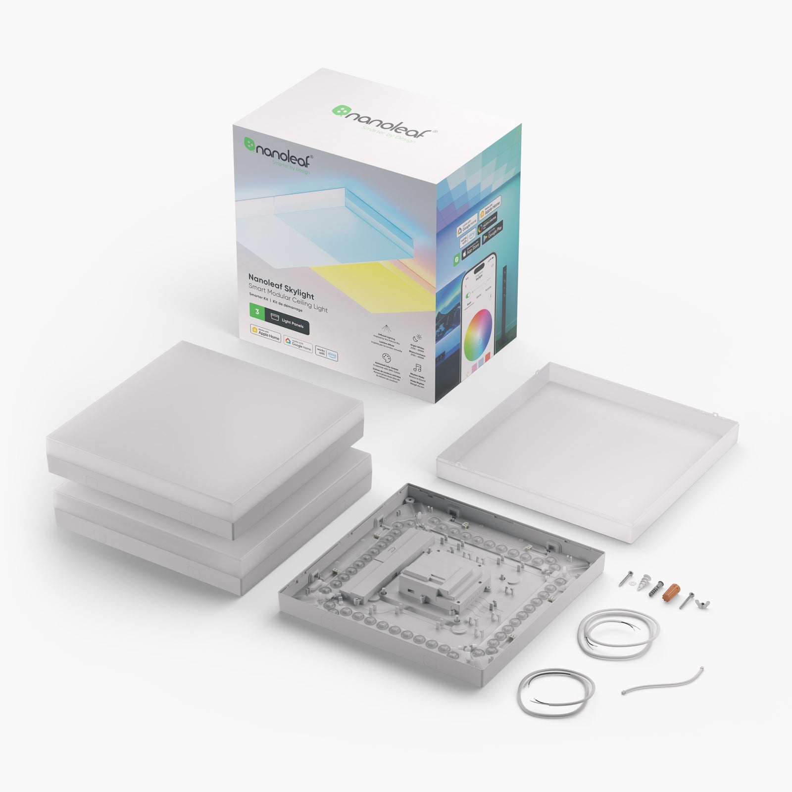 Nanoleaf Skylight Smarter Kit | Modular Smart Ceiling Lights – Nanoleaf ...
